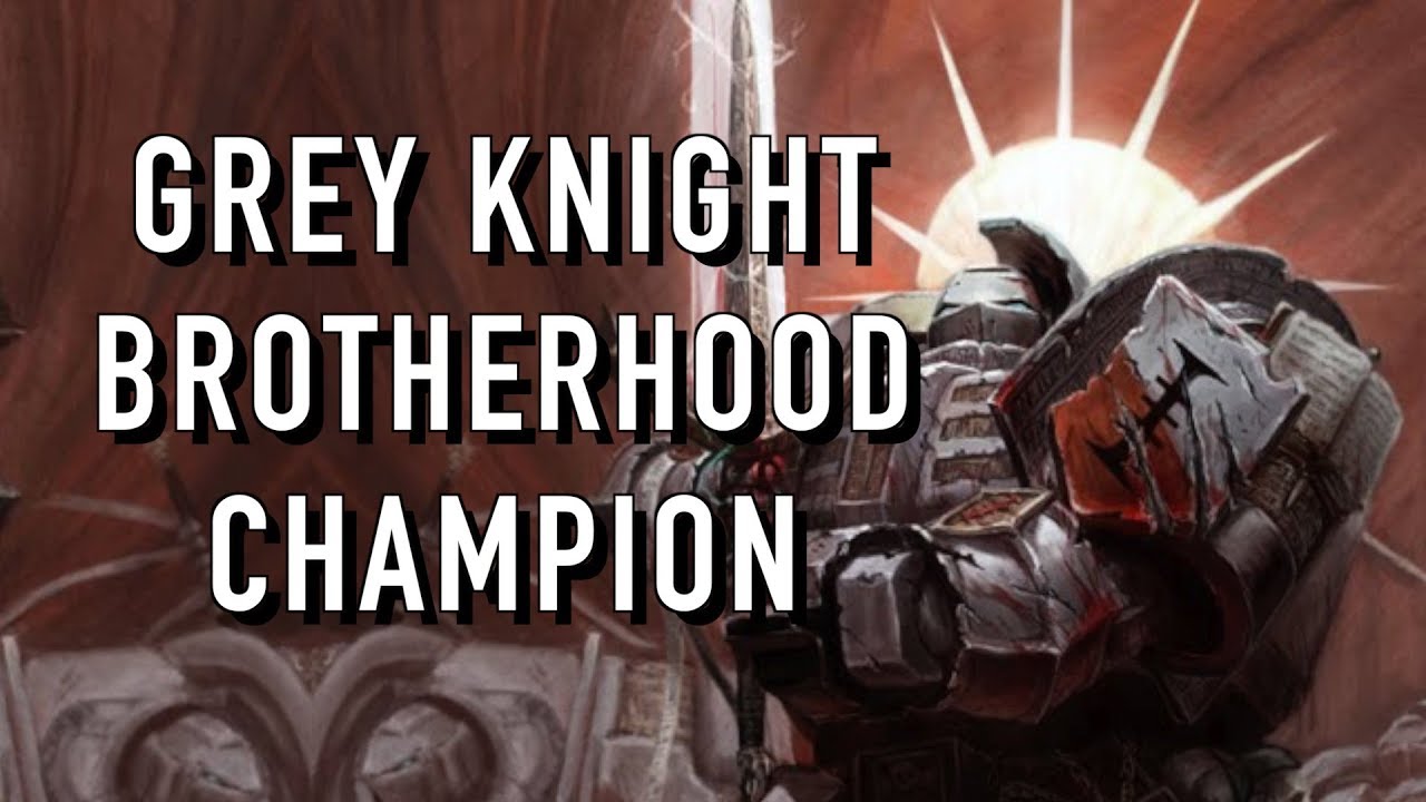 40 Facts and Lore on the Grey Knights Brotherhood Champion Warhammer ...