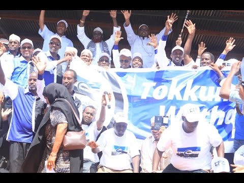 Economic freedom party's (EFP) heroic welcome in Mandera - YouTube