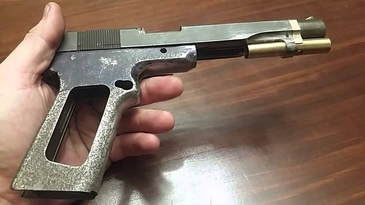 Steampunk 1911 Projects Video 10: Gun A Frame Rails Cut, slide modified ...