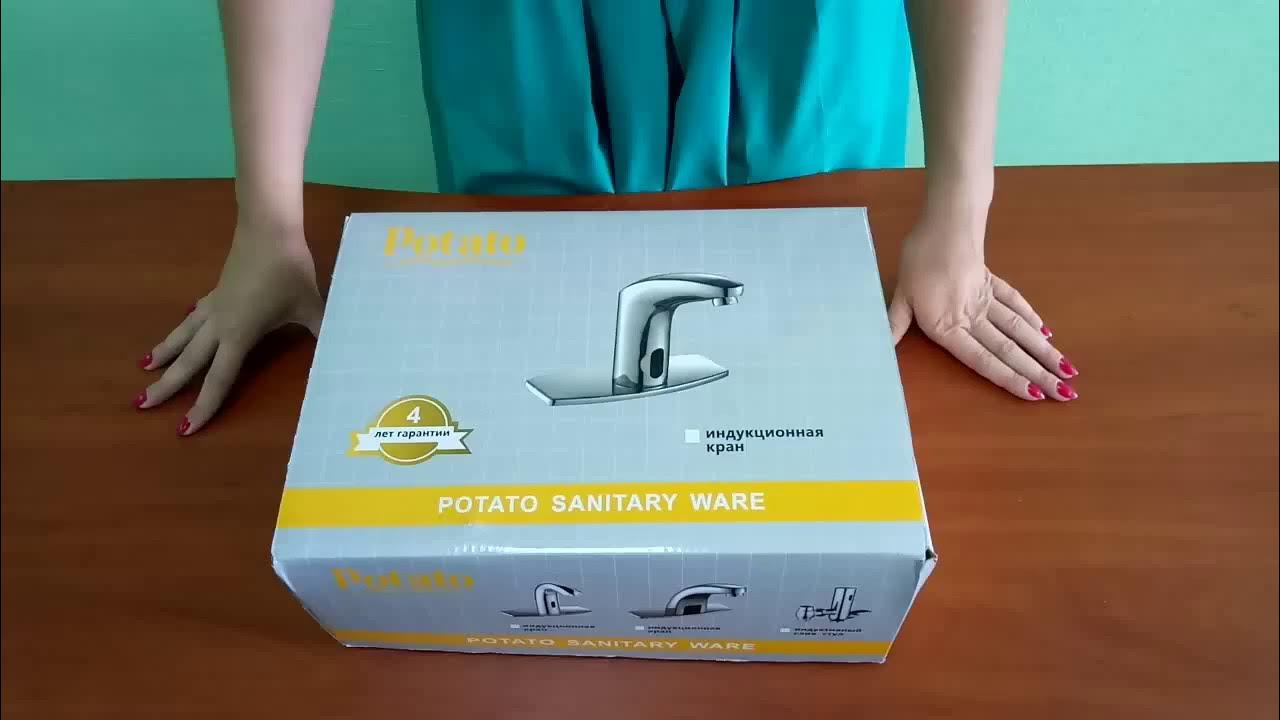 Cенсорный Смеситель Potato P0077 Обзор - Распаковка - YouTube