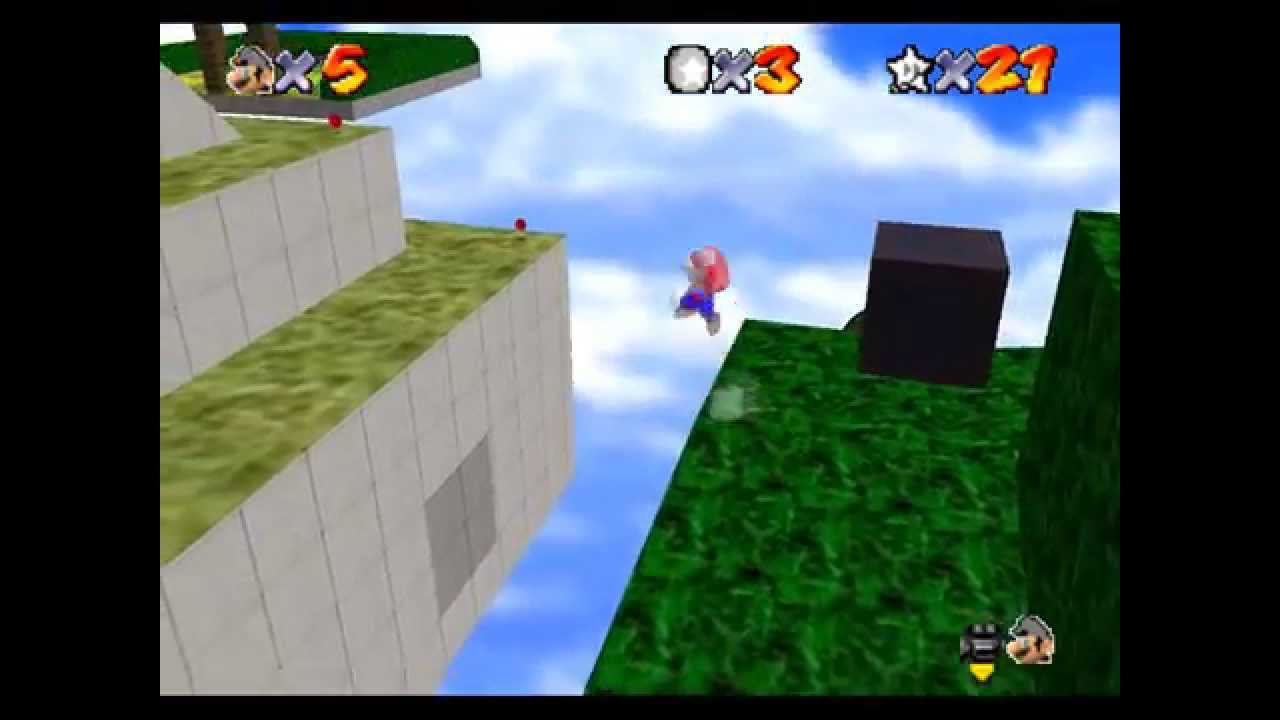 Super Mario 64 Shining Stars Walkthrough 2 5 Magic Teleportal Room