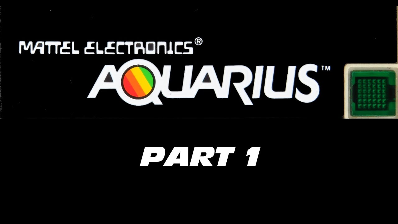 Mattel Aquarius Home Computer Part 1 - YouTube