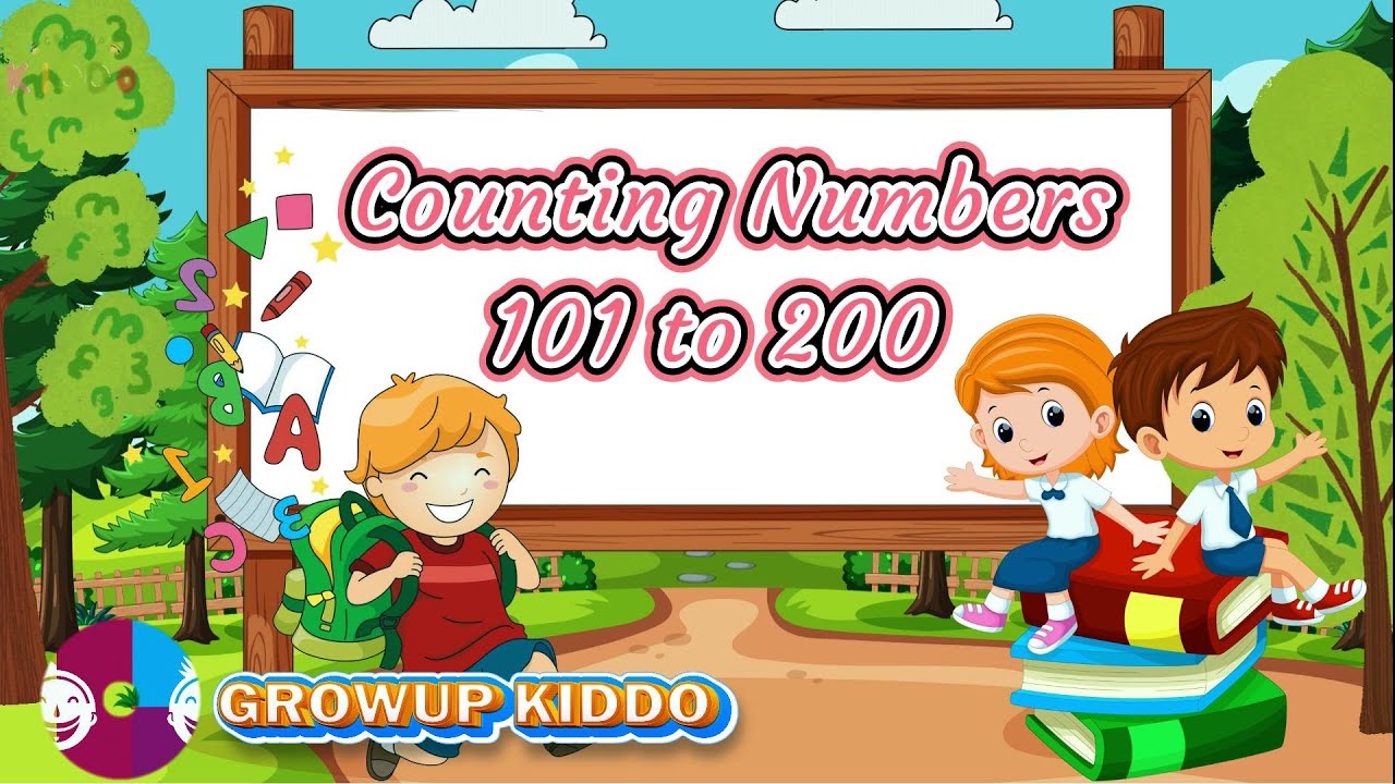 Counting Adventure: Learn Numbers 101 to 200 for Kids!| Nursery Rhymes ...