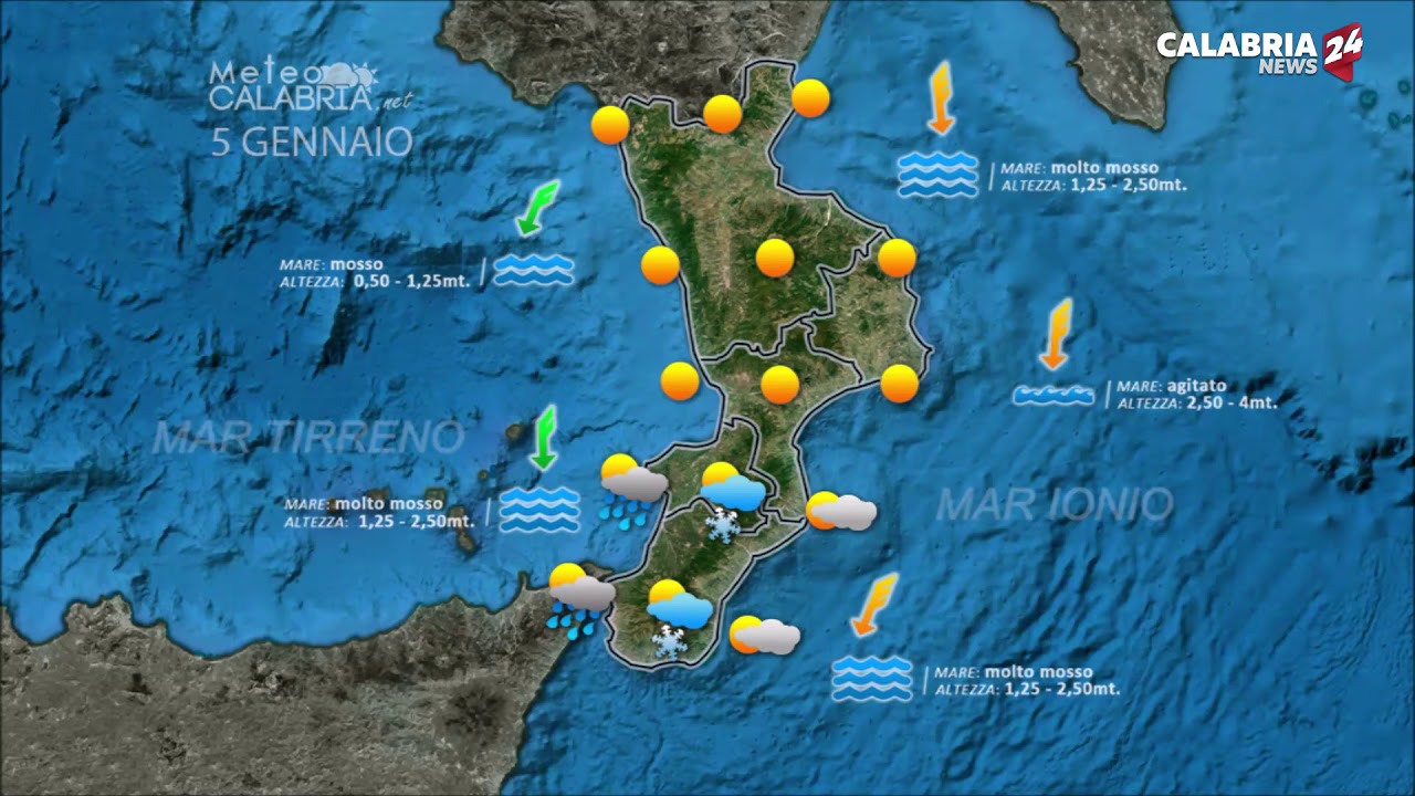 Il Meteo di Calabria News 24 - YouTube