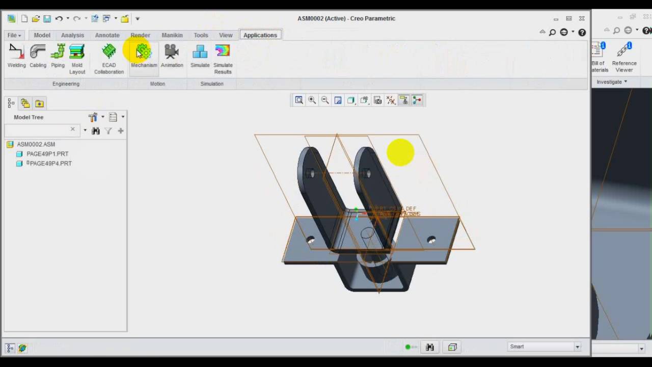PTC CREO Tutorial : SERVO MOTOR RUN - YouTube