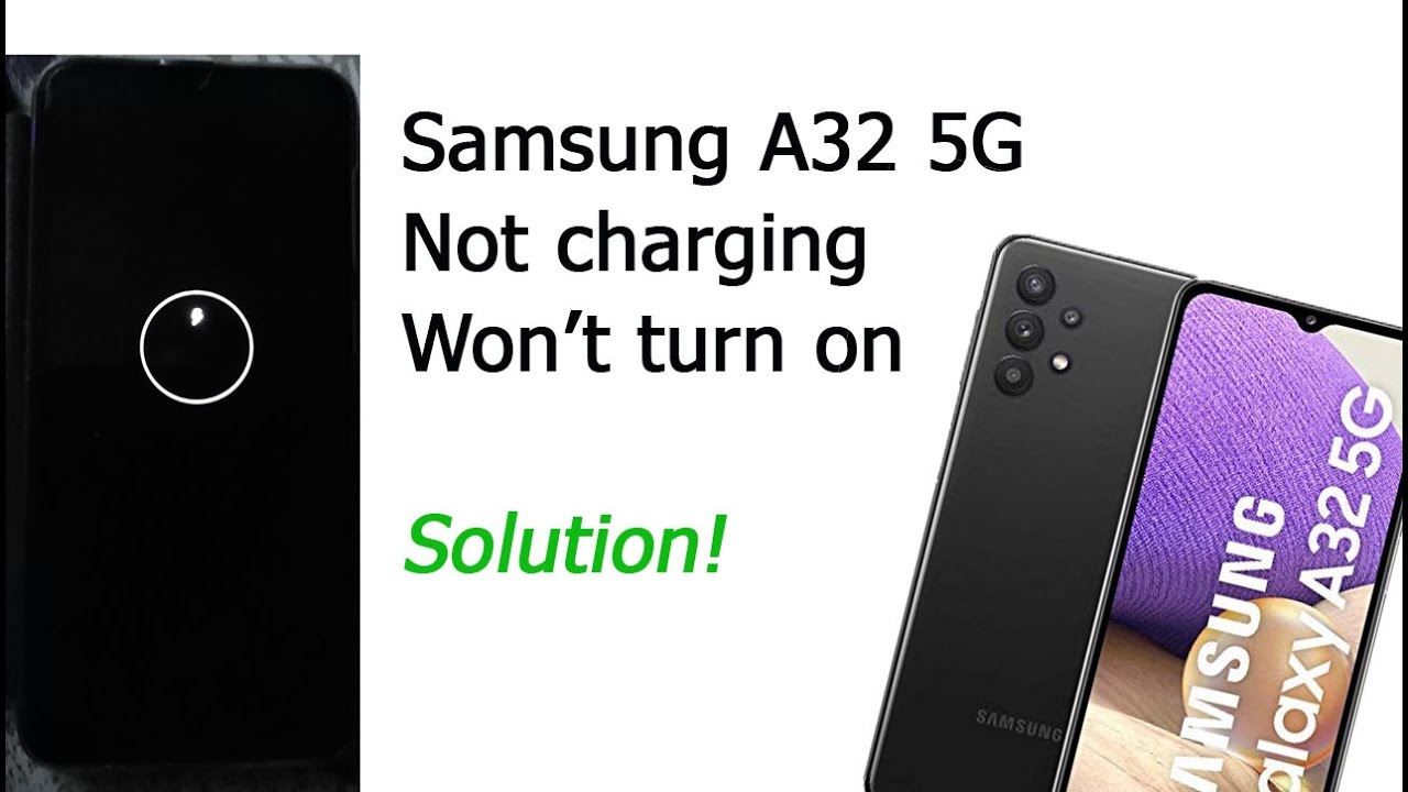 Samsung A32 5 G Won't turn on stuck on charging logo Repair Tutorial ...