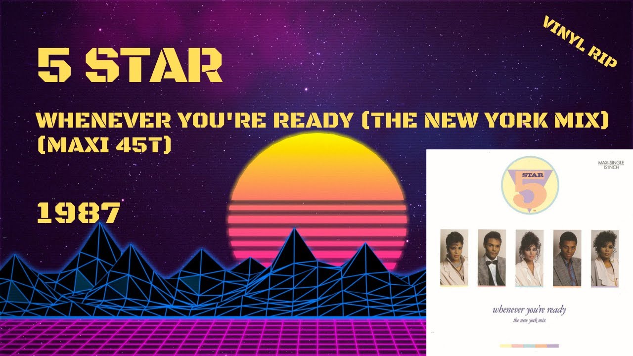 5 Star - Whenever You're Ready (The New-York Mix) (1987) (Maxi 45T ...