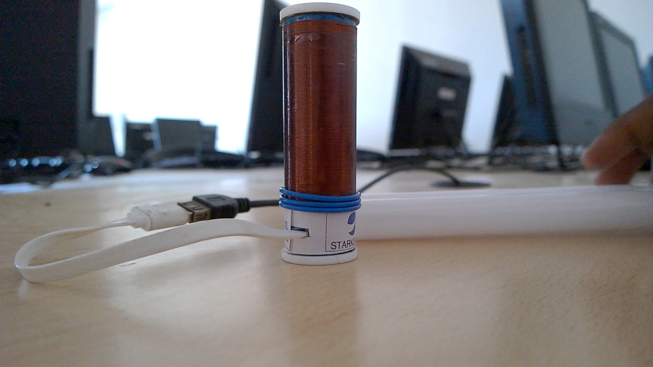 Mini Tesla Coil-USB - YouTube