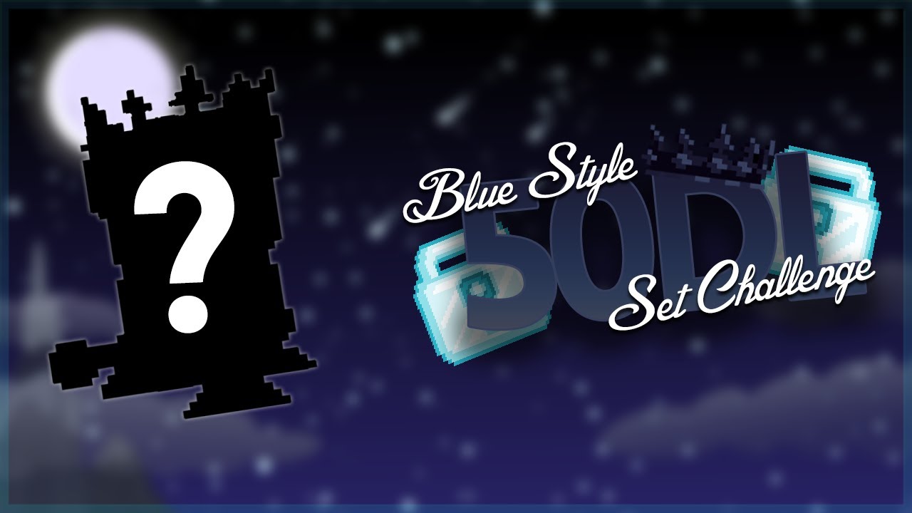 Special 50 Dl Blue Style Set Challenge! | Giveaway Winners!! (Must ...
