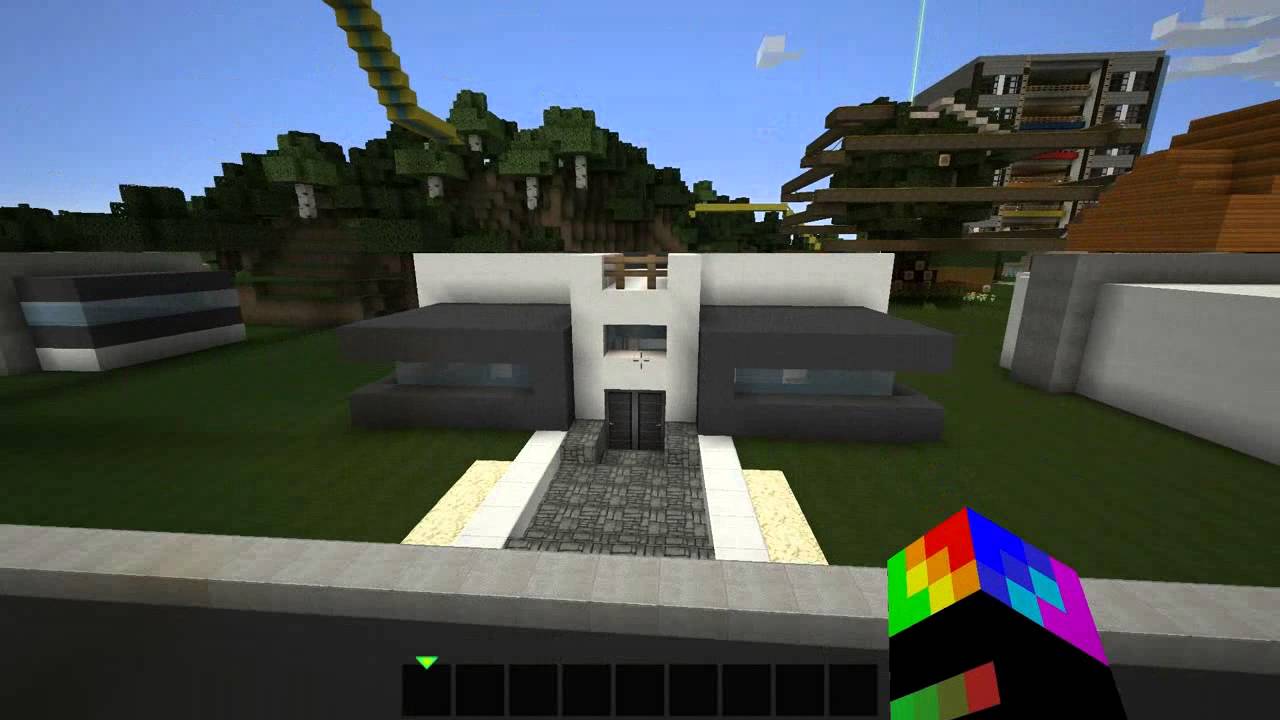 Minecraft| Razgledanje 2 moderne kuce - YouTube