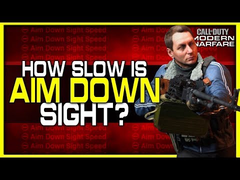 How Slow are Aim Down Sight Times in Modern Warfare? (ADS Attachment Breakdown)