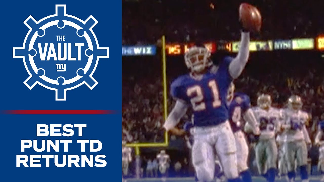 Best Punt Return TDs in Giants History! | New York Giants - YouTube