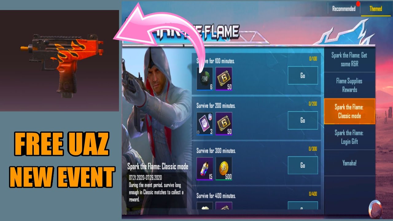 SPARK THE FLAME CLASSIC MODE AND SPARK THE FLAME LOGIN GIFT EVENT ...