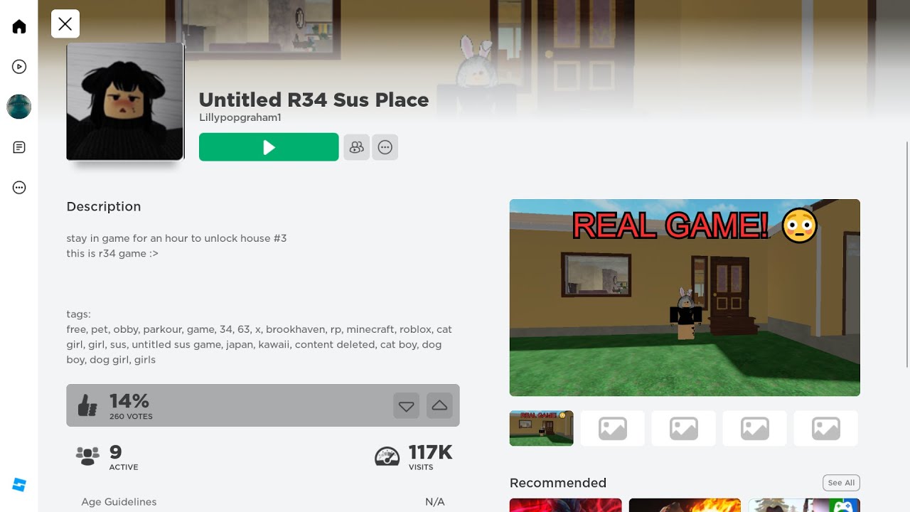 trying to find R34 on roblox - YouTube