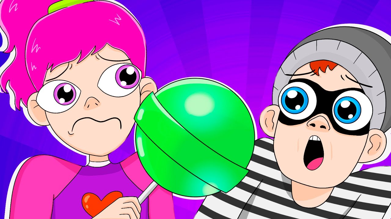 Police Officer Find My Lollipop | Kids Song - YouTube