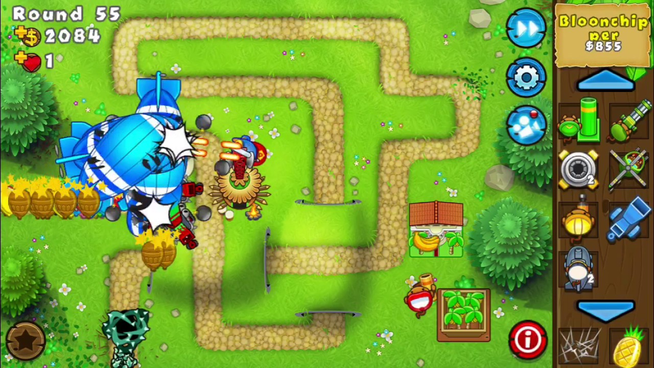 Bloons TD5 - Monkey Lane - Mastery - Impoppable - YouTube