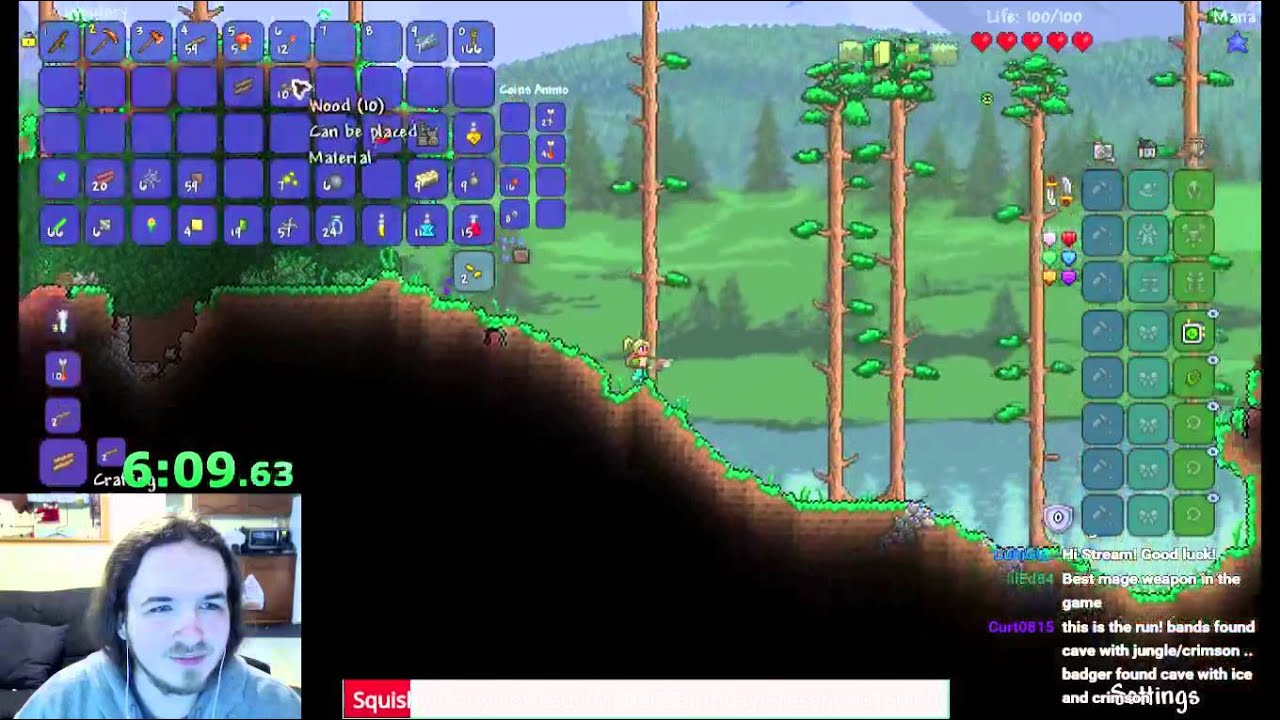 [Speedrun] First Ever 2P Expert mode Terraria 1.3 All Bosses/Moon Lord ...