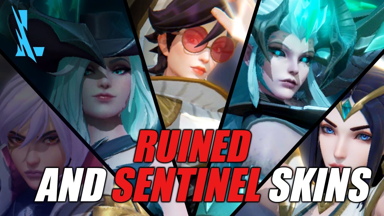 Wild Rift - All Sentinel And Ruination Skins Spotlight - YouTube