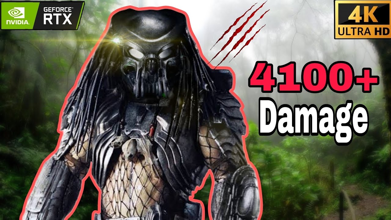 4100+ Damage to SCAR predator - EASY KILL #predatorhuntinggrounds 4K ...