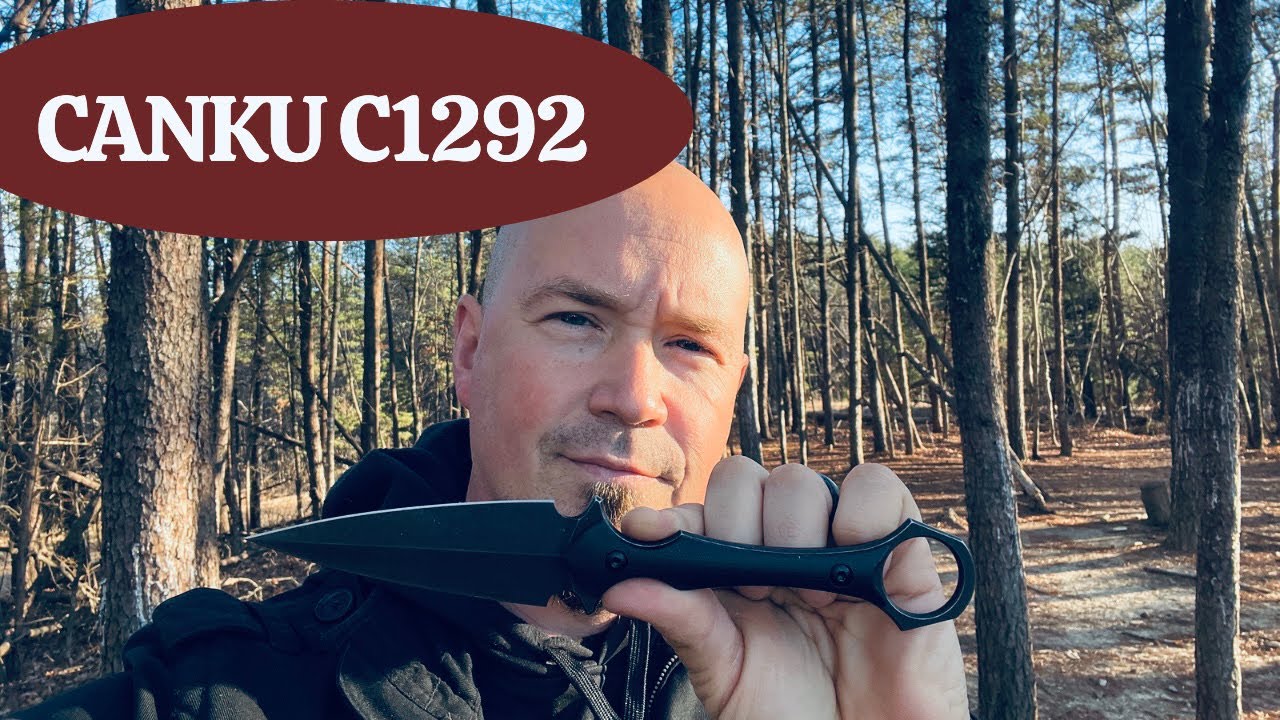 Canku C1292 Double Edge D2 Steel, Micarta Scales - YouTube