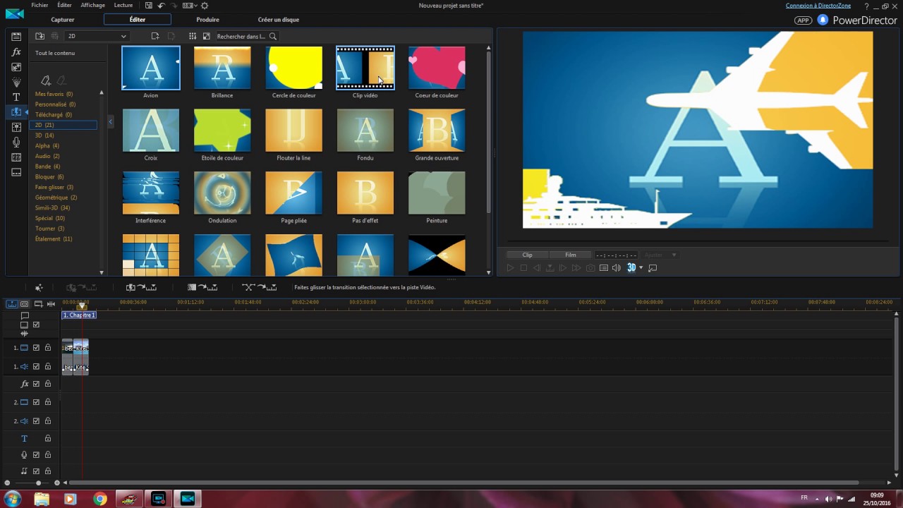 tuto aprendre les base sur powerdirector 15 - YouTube