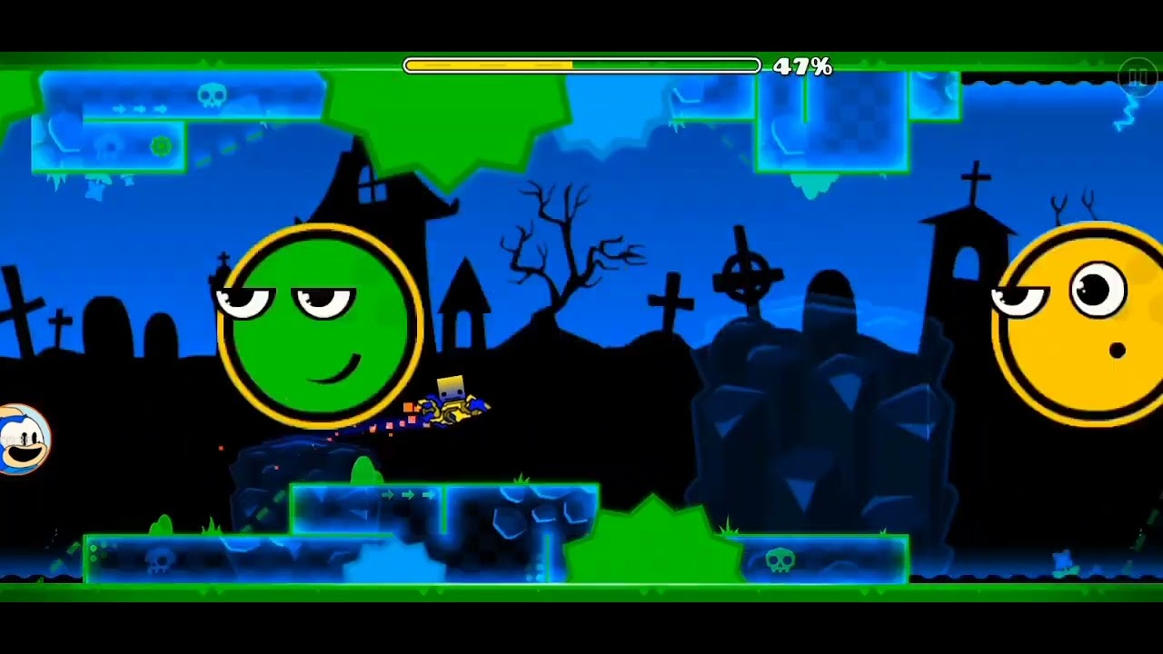 geometry dash level lets run - YouTube