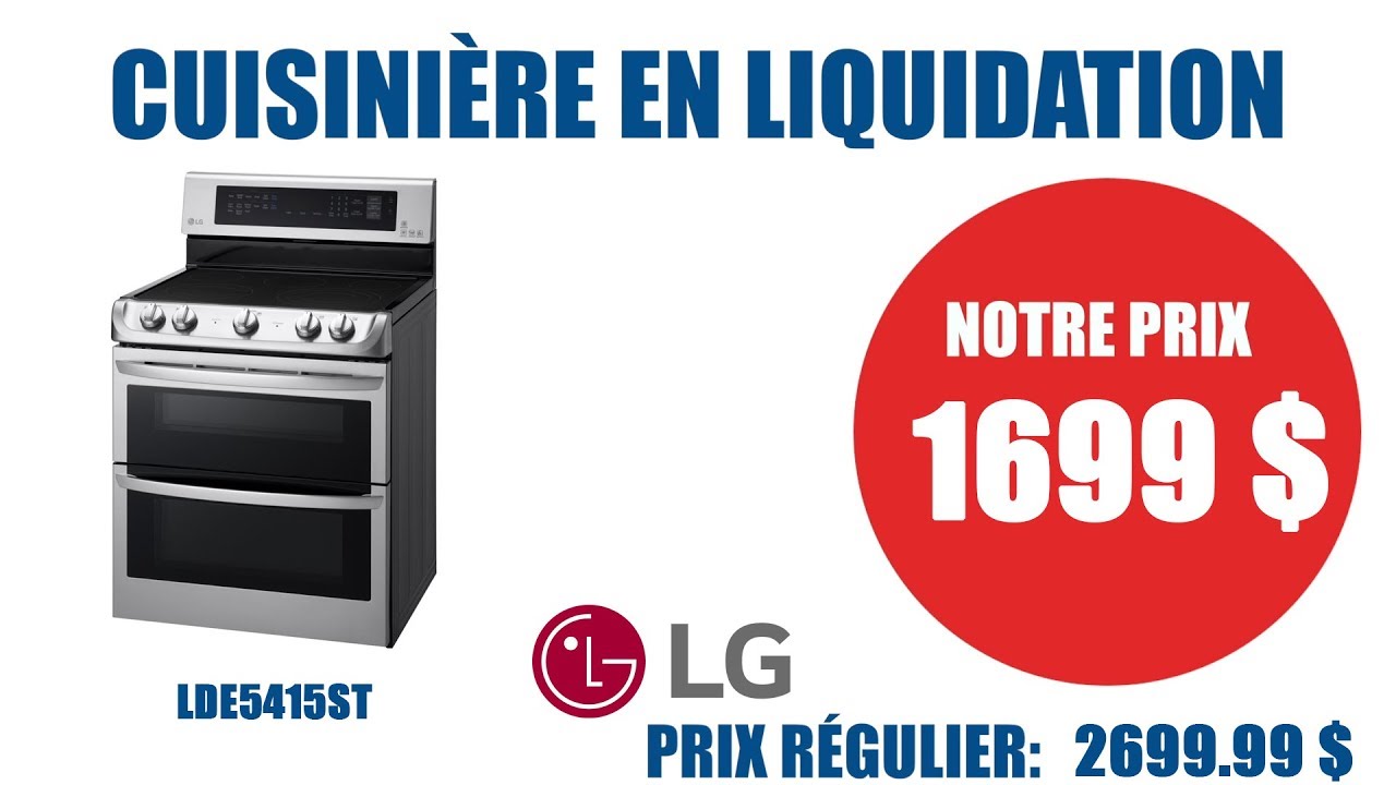 LDE5415ST (Cuisinières - Électrique amovible) | BonPrix Électroménagers ...