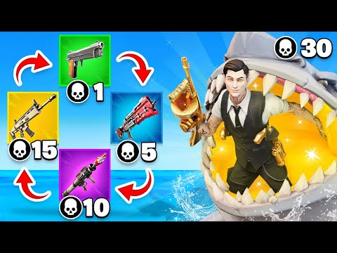 The *MYTHIC* GUN GAME in Fortnite! (Season 3)