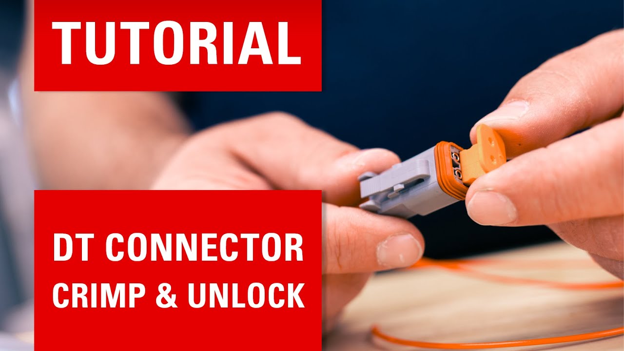 How to easily unlock & crimp DT connectors! - YouTube