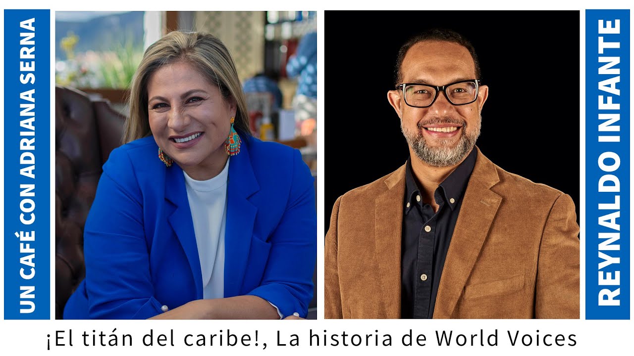¡El titán del caribe! Reynaldo Infante locutor dominicano en un café ...