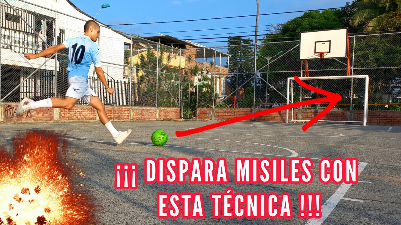 COMO Patear Con POTENCIA | Como PEGARLE Duro al BALON - YouTube