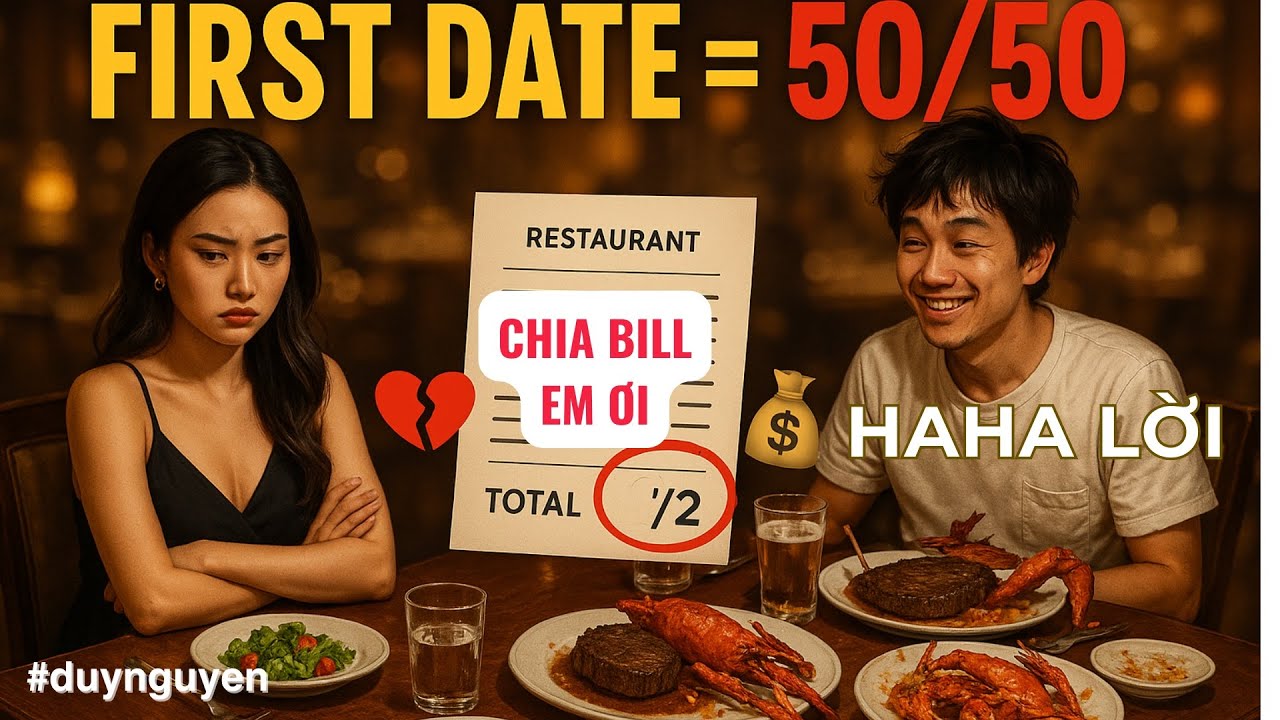 TUYỆT KỈ CHIA BILL VÀ HẸN HÒ ĐẠI PHÁP: GÁI BÀO GẶP TRAI HÈN? - YouTube