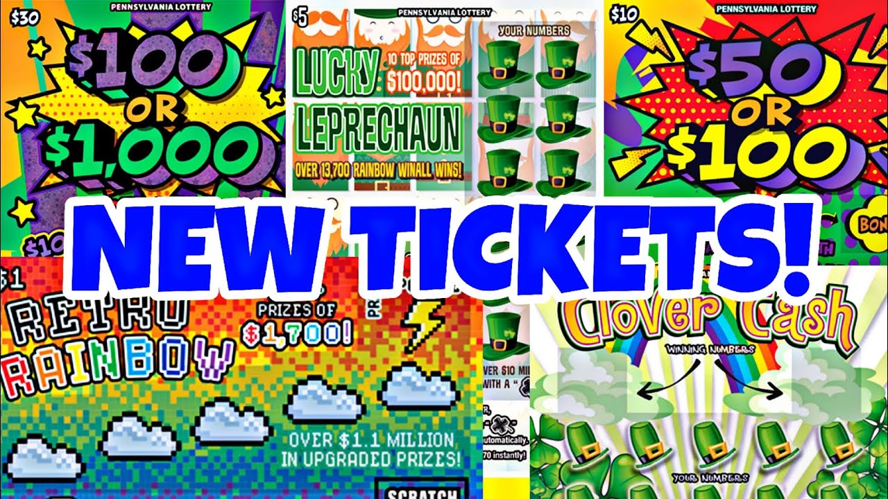 NEW PA LOTTERY SCRATCH OFF TICKETS | ST PATRICK'S DAY GAMES! # ...