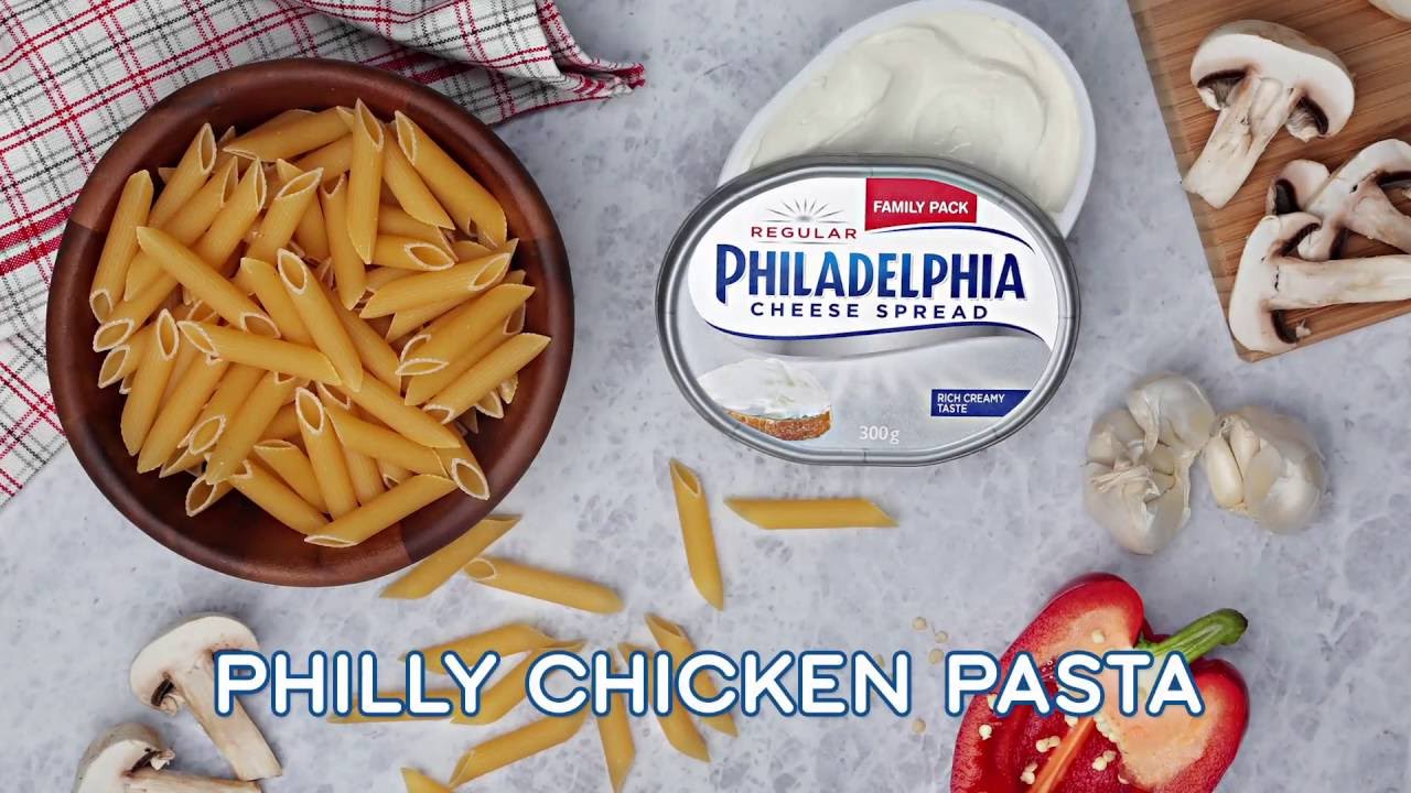 PHILLY CHICKEN PASTA WITH PINK SAUCE - YouTube