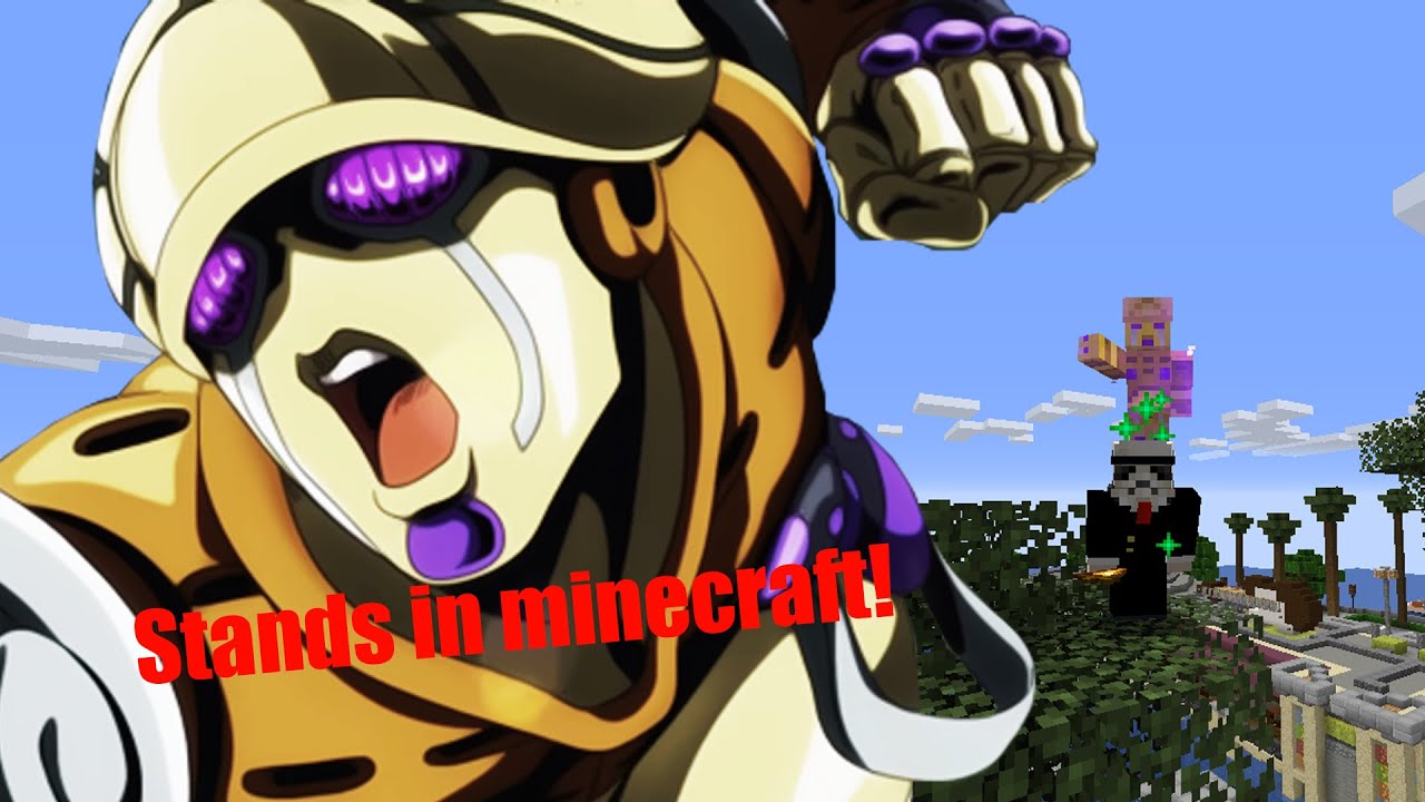 Jojo stands in minecraft | Golden Experience | Jojocraft - YouTube