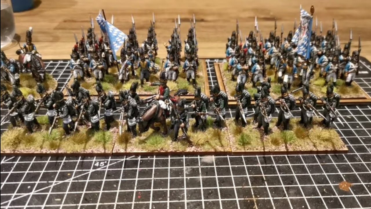 Hobby Update - Napoleonic Bavarian Line Infantry - YouTube