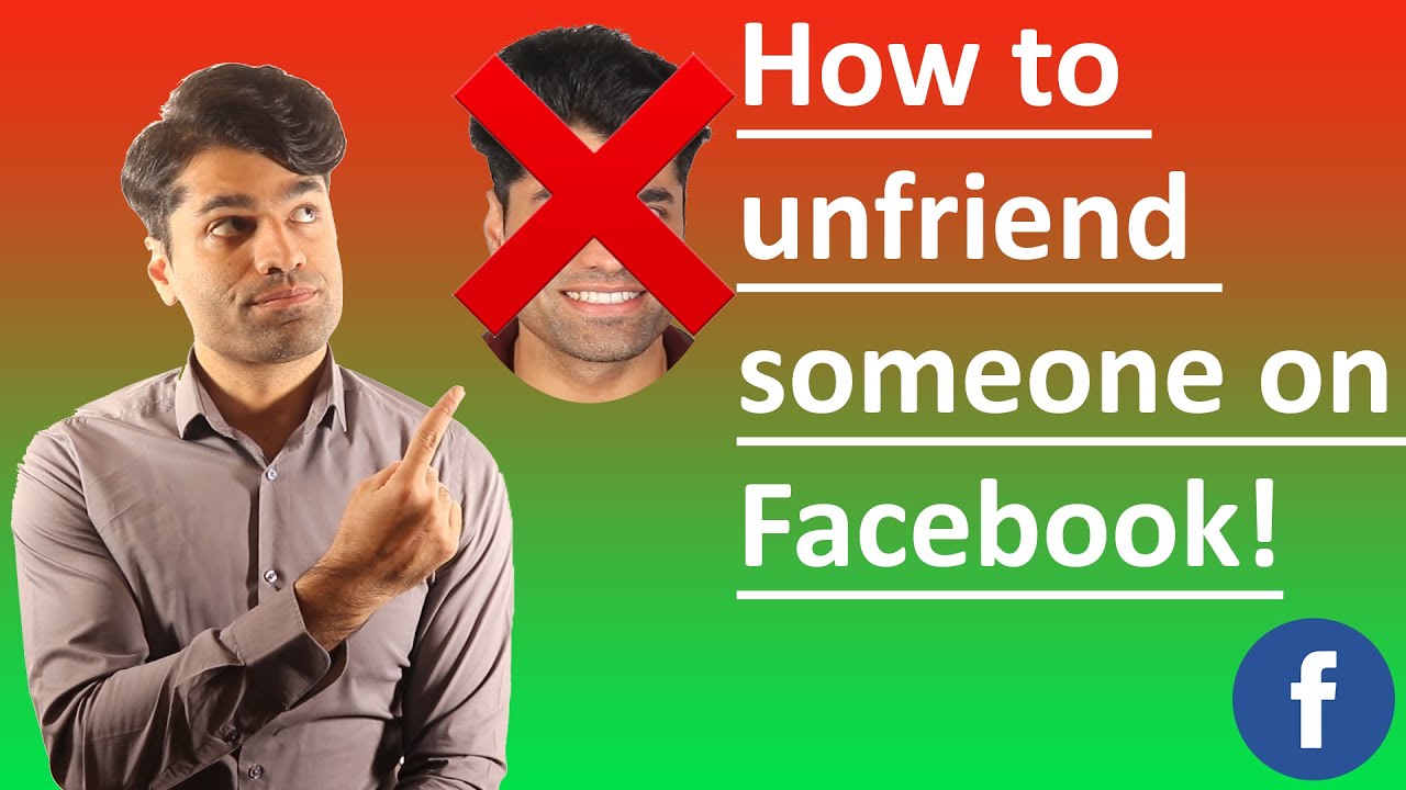 How to unfriend someone on Facebook - YouTube