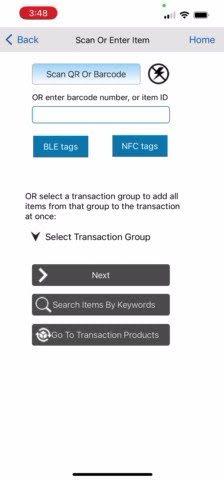NFC scanning in QR Inventory app - YouTube