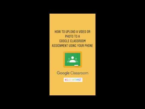How to attach a video or photo to a Google Classroom assignment from ...