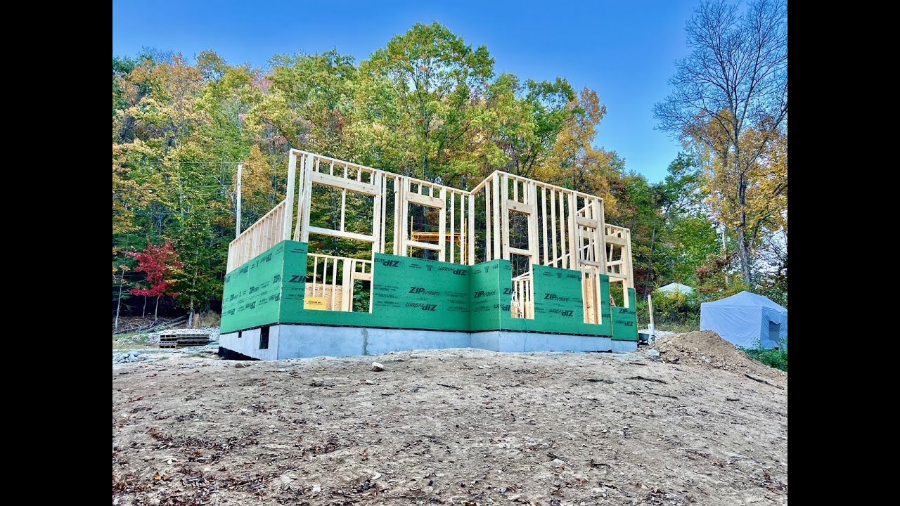 Building our FIRST house PT 1 - YouTube