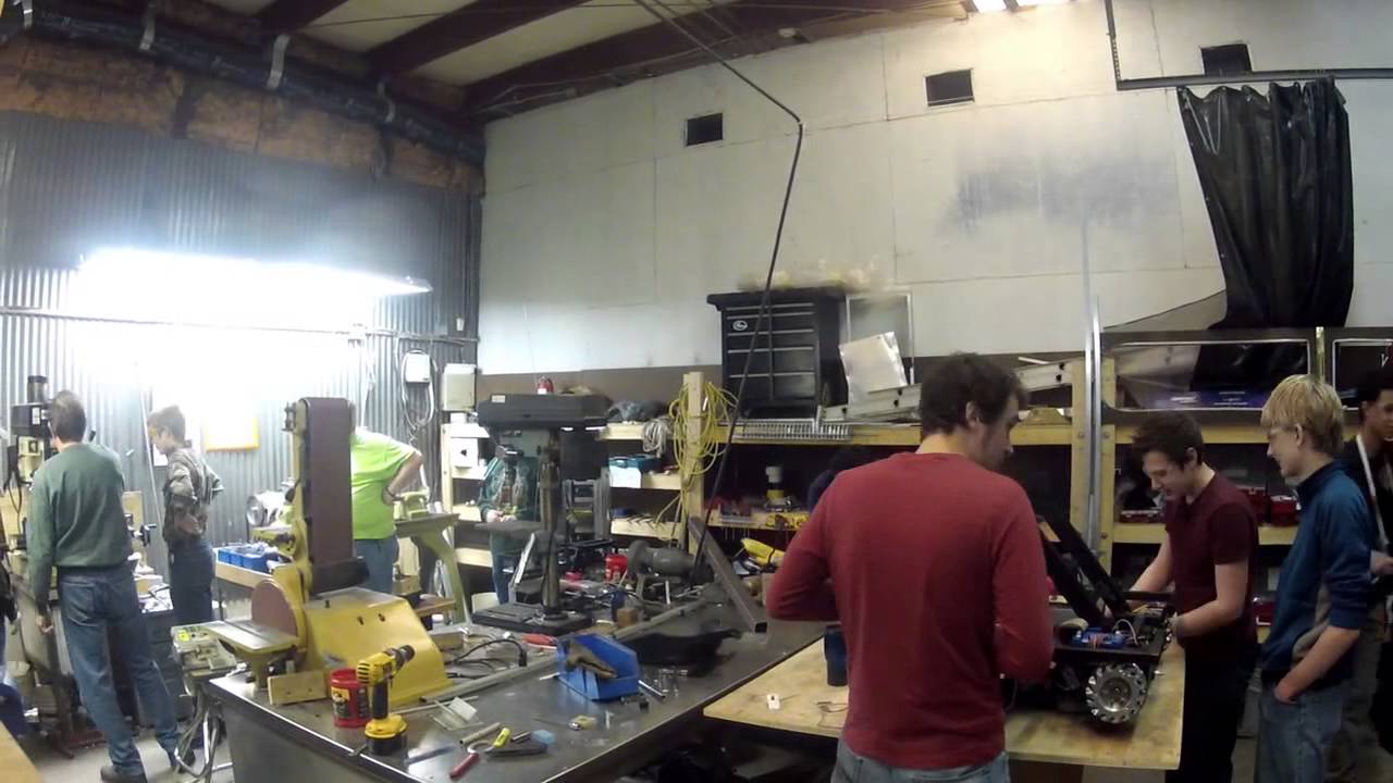 FIRST Team 1444's Lightning Lancers 2014 Robotics Build Season! - YouTube