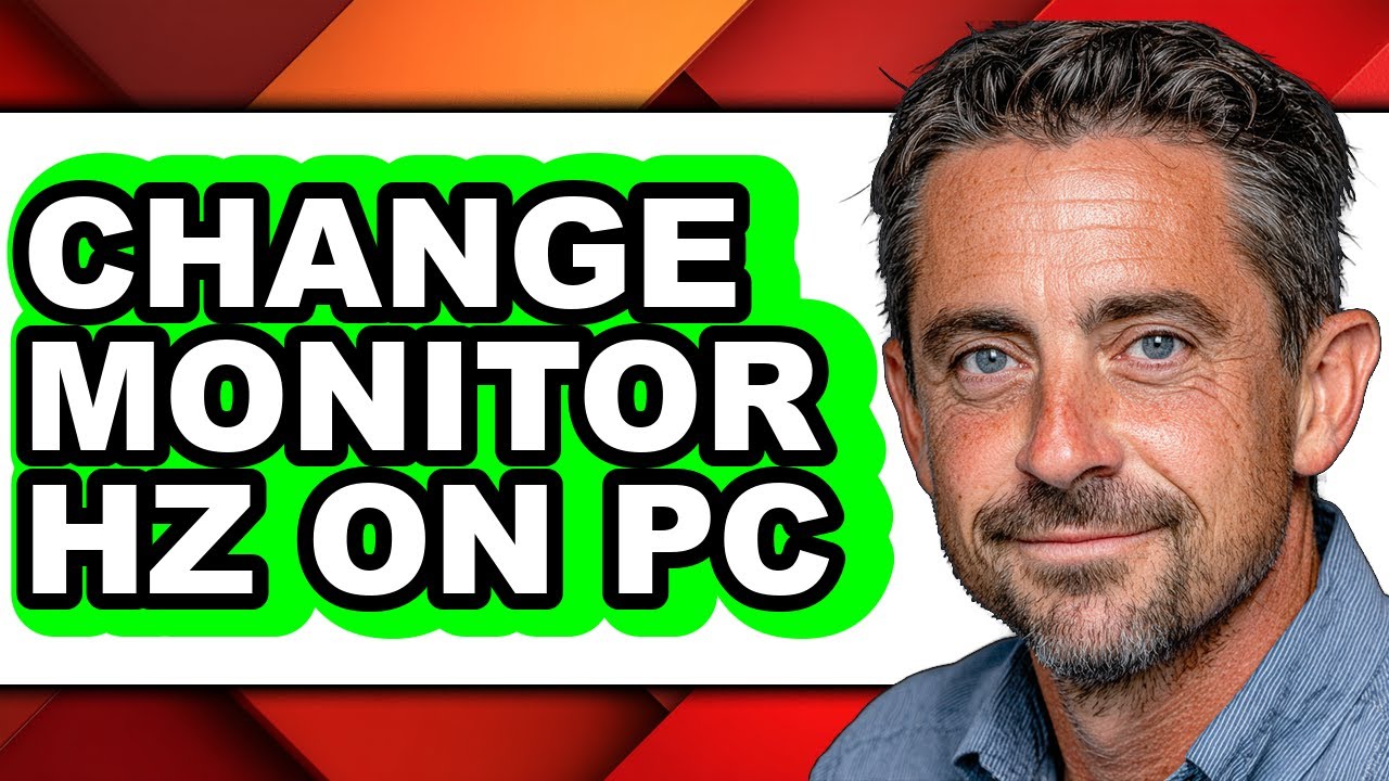 How to Change Monitor Hz on Pc (easy Method) - YouTube