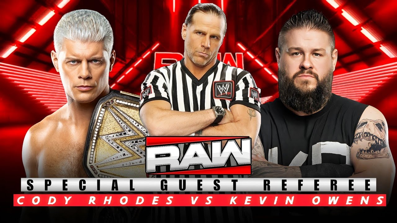 Special Guest Referee | Cody Rhodes vs Kevin Owens Full Match | WWE RAW ...