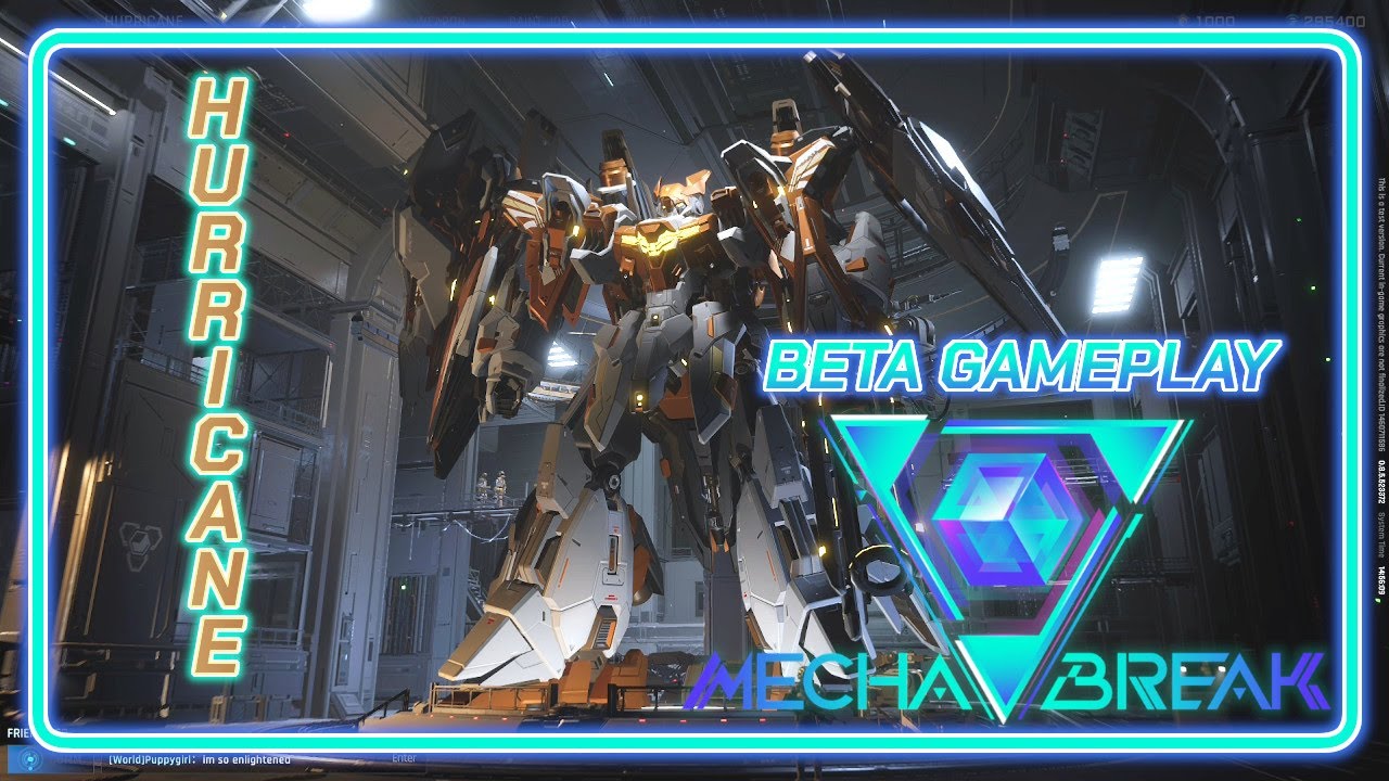 🔥Winning in reverse!🔥 Mecha Break Open Beta Game play! MVP Hurricane ...