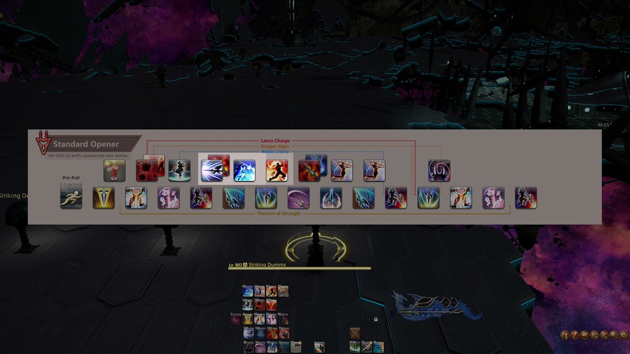 Final Fantasy XIV Endwalker Dragoon Opener (Patch 6.0) - YouTube