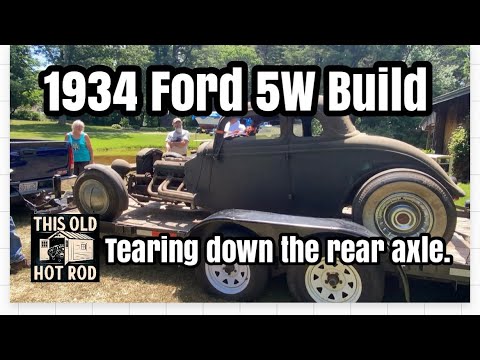 1934 Ford 5 Window Build. (Tearing down the rear axle) - YouTube