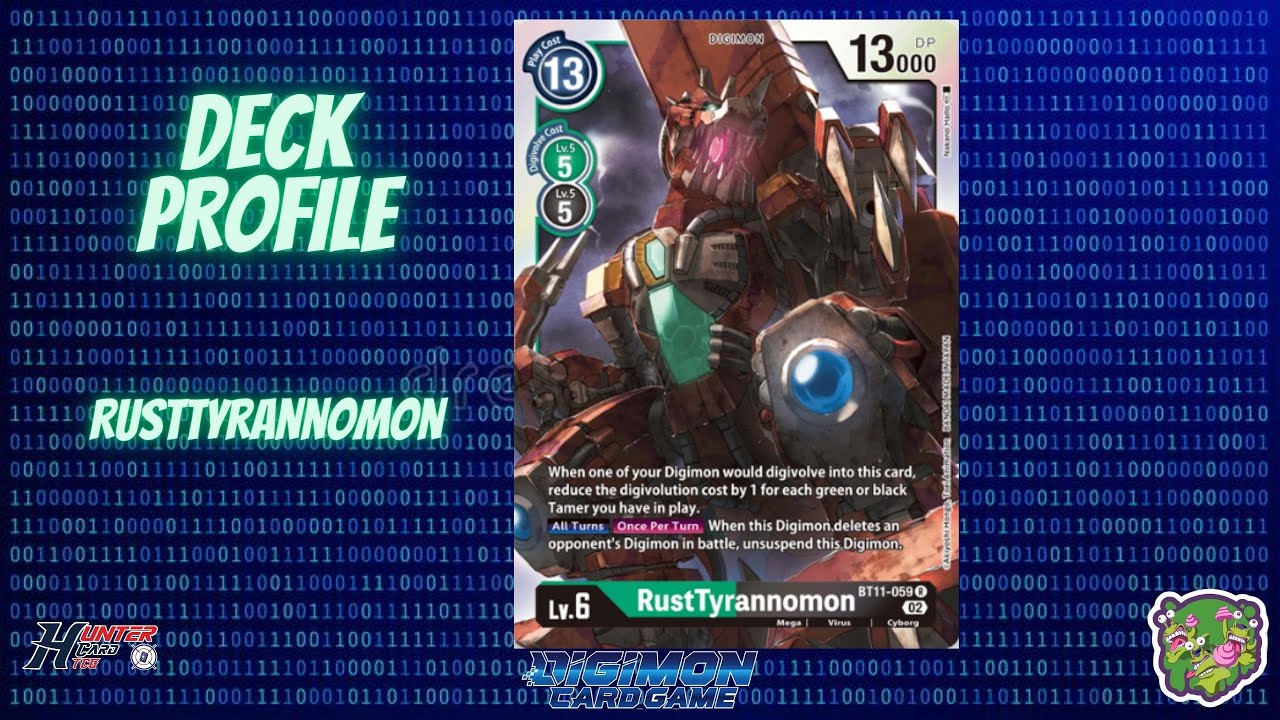 Deck profile RustTyrannomon | BT11 - YouTube