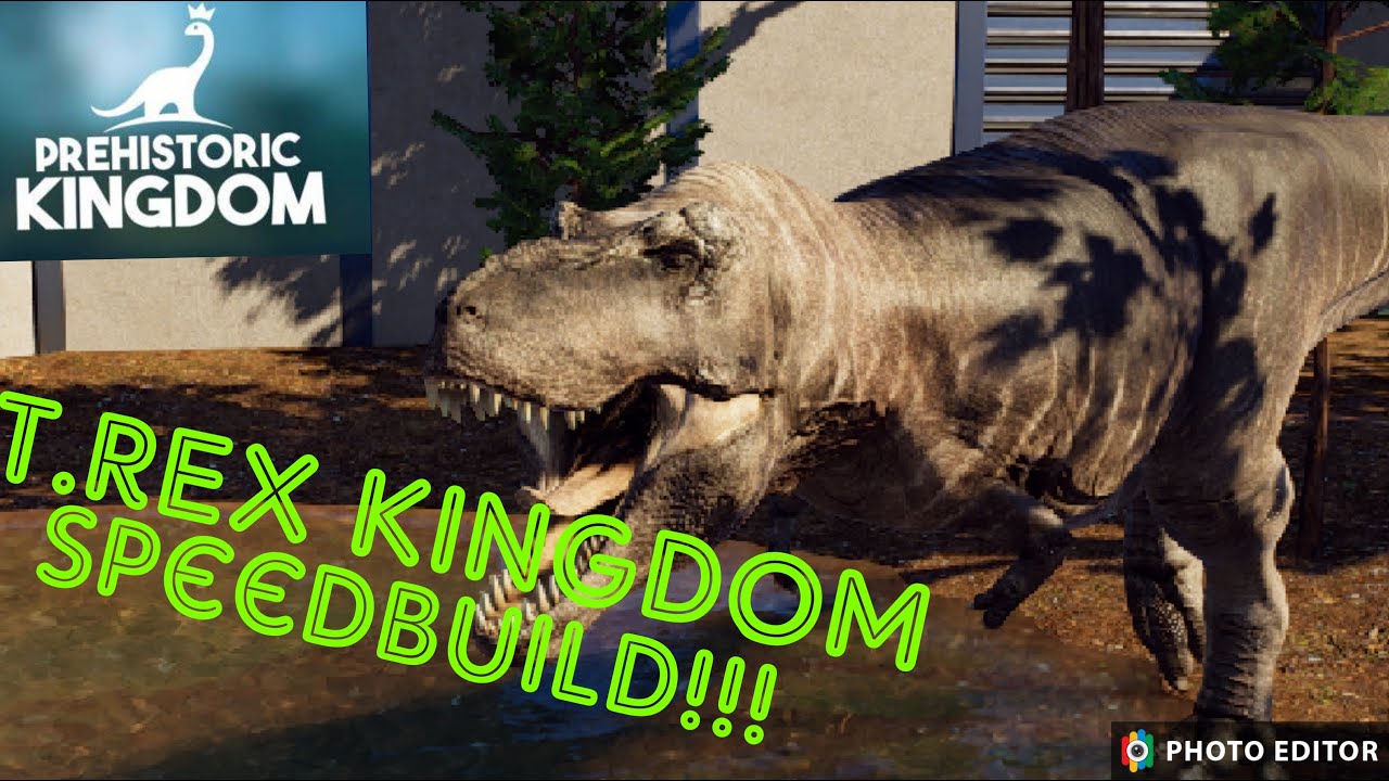 Building the TREX KINGDOM from Jurassic World in Prehistoric Kingdom ...