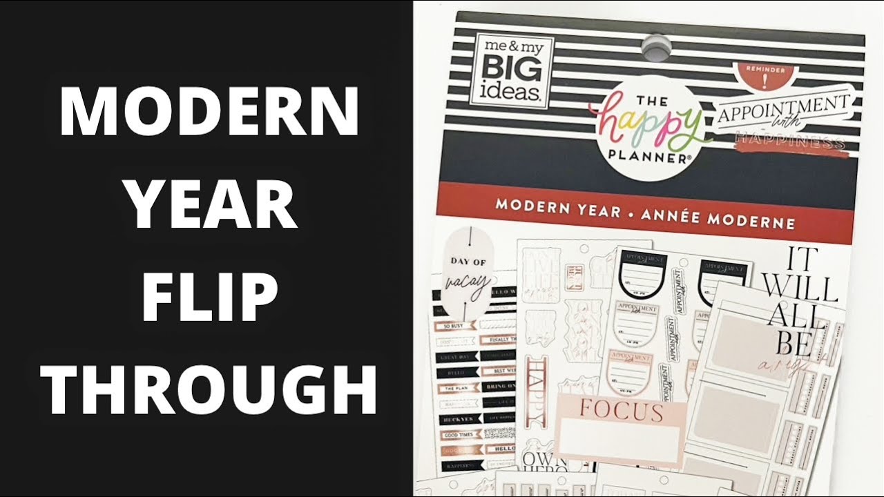 MODERN YEAR HAPPY PLANNER STICKER BOOK Flip Through YouTube MODERN YEAR HAPPY PLANNER STICKER BOOK Flip Through YouTube