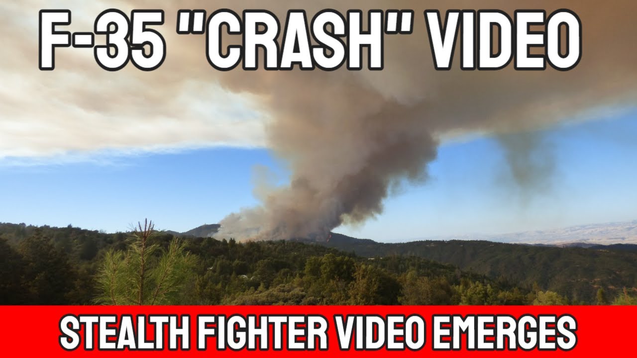 Video emerges of F-35 fighter-jet crash - YouTube